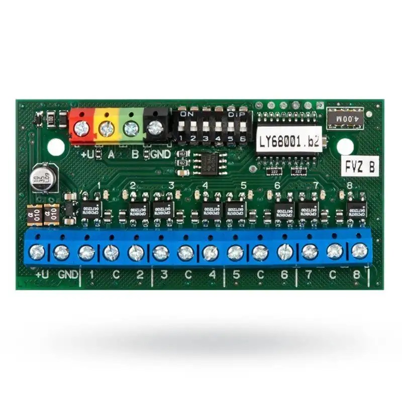 JABLOTRON JA-118N Eight-channel bus output module - Smart Security