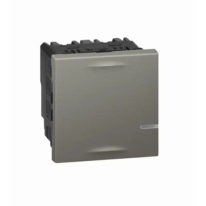 Legrand Arteor Switch/Dimmer 1D 2 Modules W/O Neutral Magnesium - Smart ...