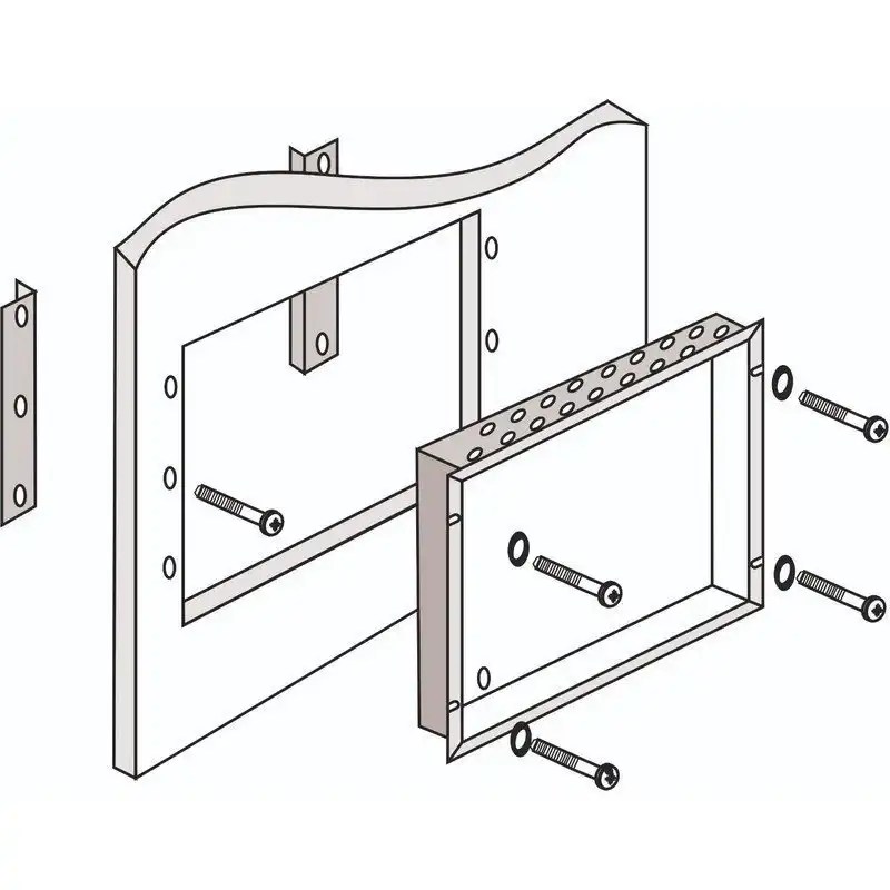 TELETEK FLM Kit for flush mounting of IRIS and MAG8 Plus - Smart Security